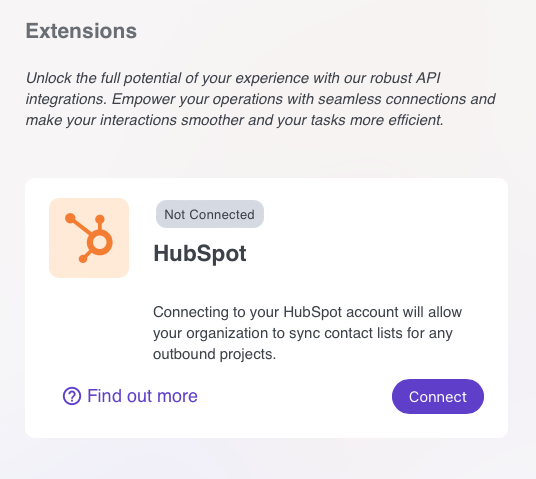 How can I sync outbound contact data between yoummday and HubSpot?